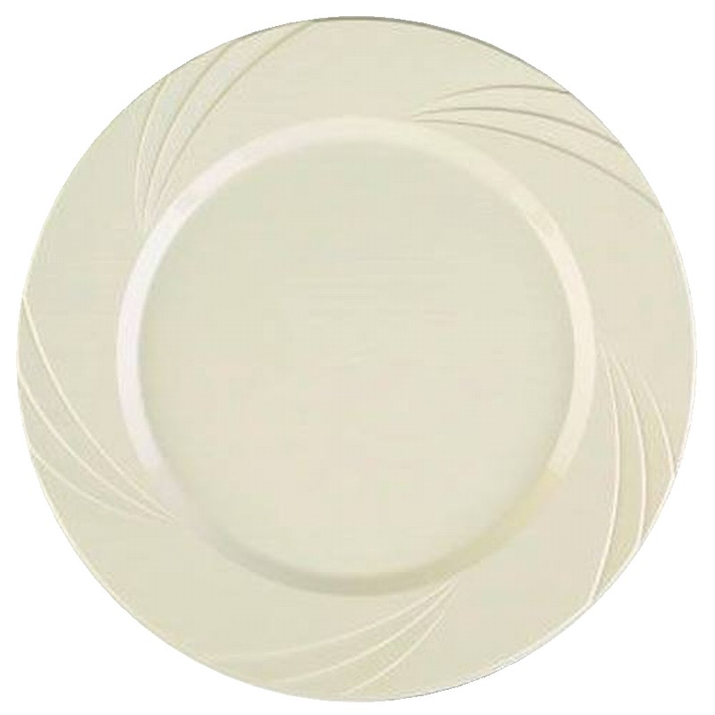 Beige Newbury 9-1/2-inch Heavy Duty Elegant Plastic Plates: Party at ...