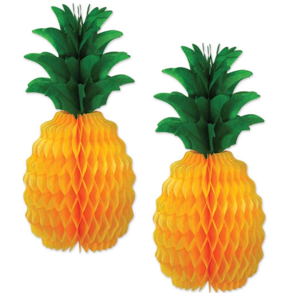 Tissue 12-inch Pineapples: Party at Lewis Elegant Party Supplies ...