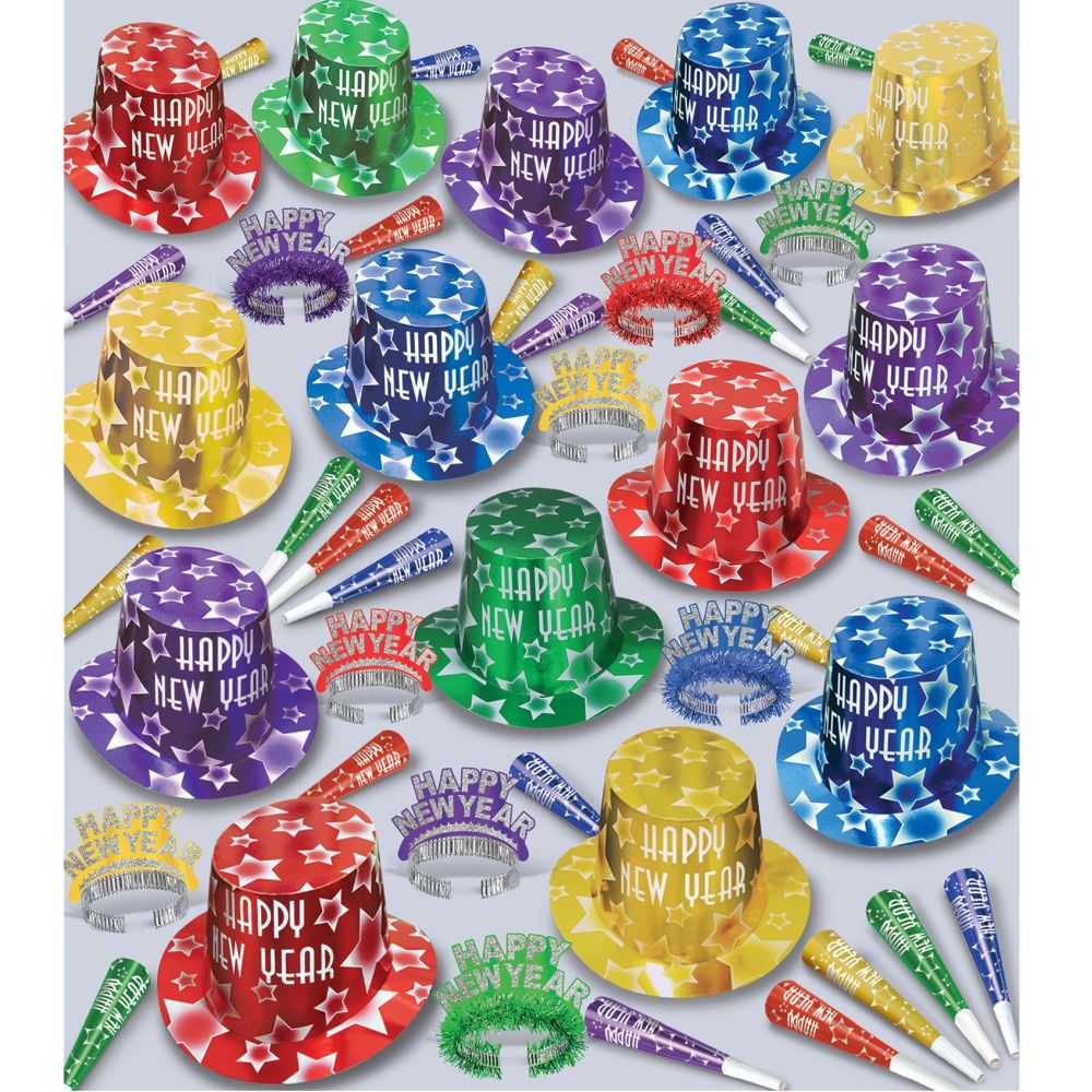 Gem Star Deluxe 100-Person New Year Kit: Party at Lewis Elegant Party ...