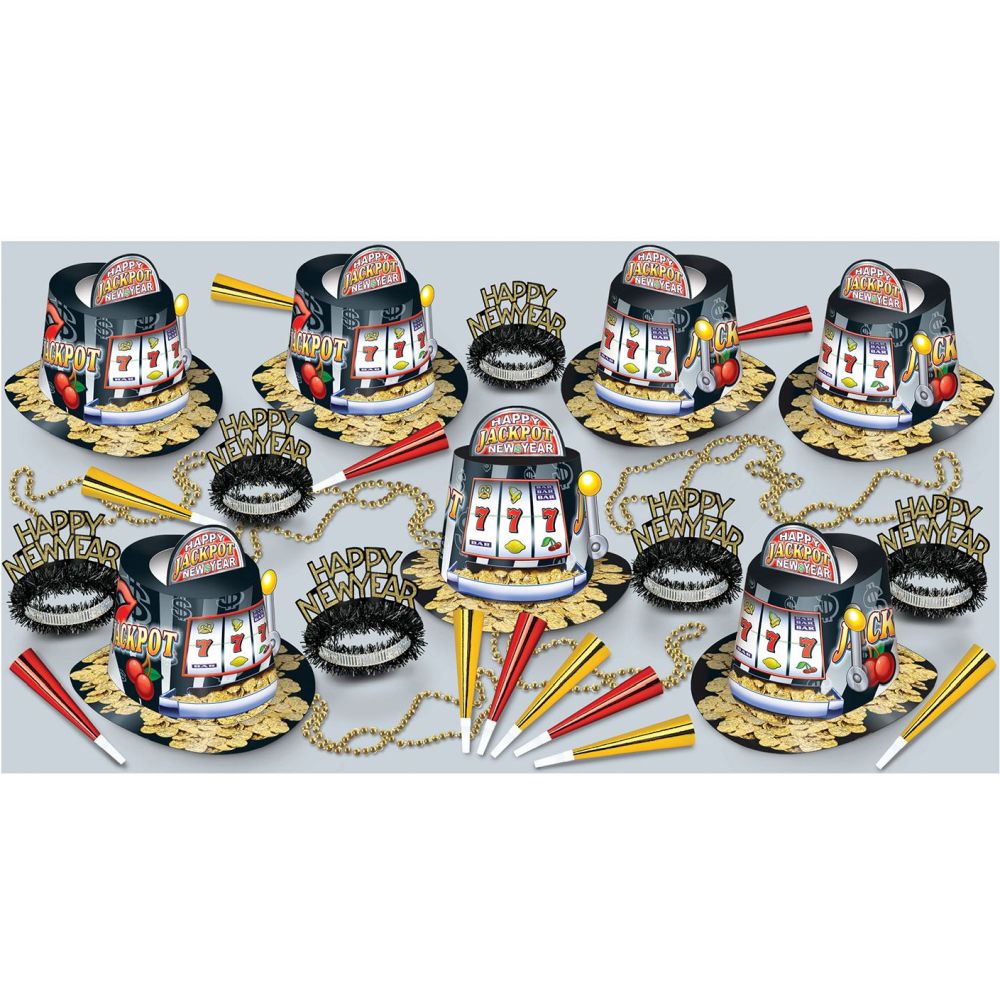 Casino Jackpot 50-Person New Year Kit: Party at Lewis Elegant Party ...