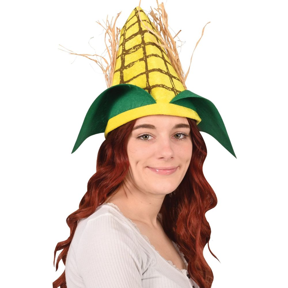 Plush Corn Cob Hat: Party at Lewis Elegant Party Supplies, Plastic ...