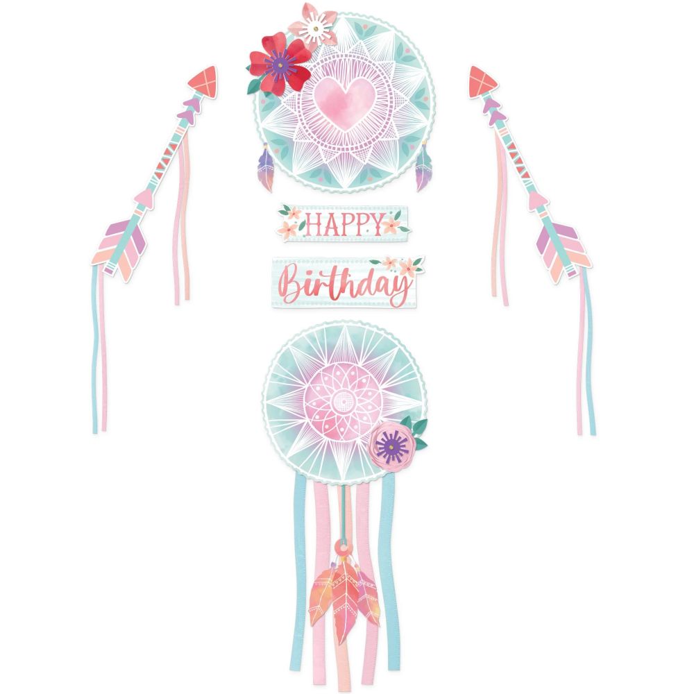 Free Spirit 3-D Backdrop Wall Decoration Set: Party at Lewis Elegant ...
