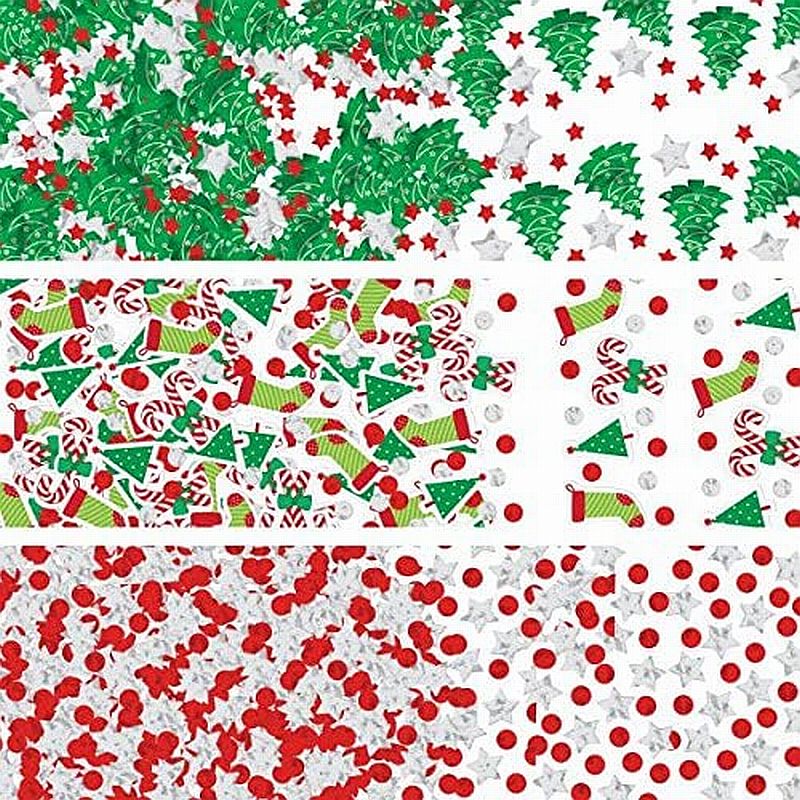 Christmas 3 Mix Confetti: Party at Lewis Elegant Party Supplies ...