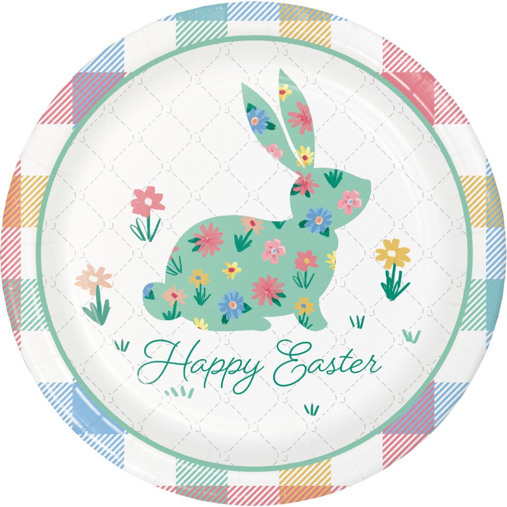 Cottage Easter 9-inch Plates: Party at Lewis Elegant Party Supplies ...