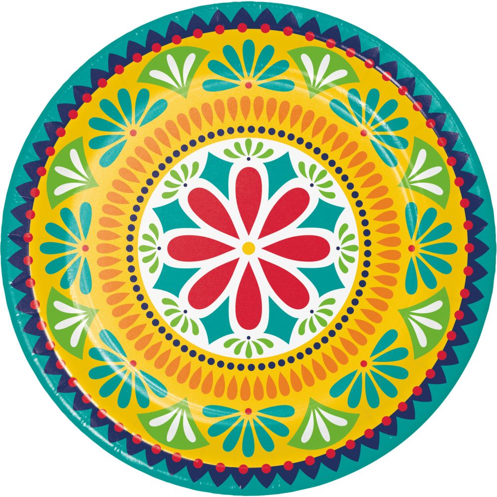 Fiesta Pottery 9-inch Plates: Party at Lewis Elegant Party Supplies ...