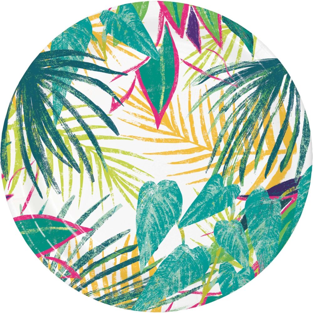 Island Tropics 7-inch Plates: Party at Lewis Elegant Party Supplies ...