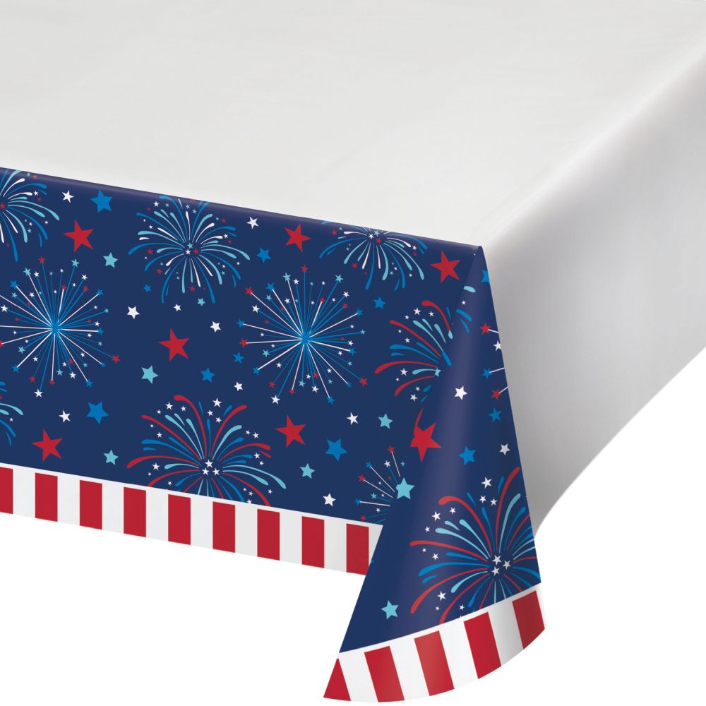 Freedom Fireworks Paper Tablecloth: Party at Lewis Elegant Party ...