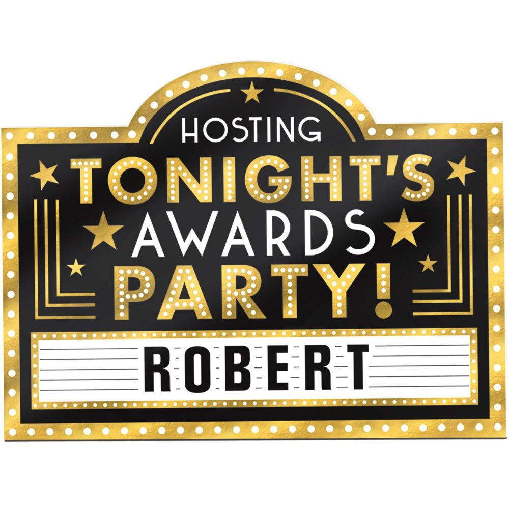 Awards Night Message Board w/ Letter Stickers: Party at Lewis Elegant ...
