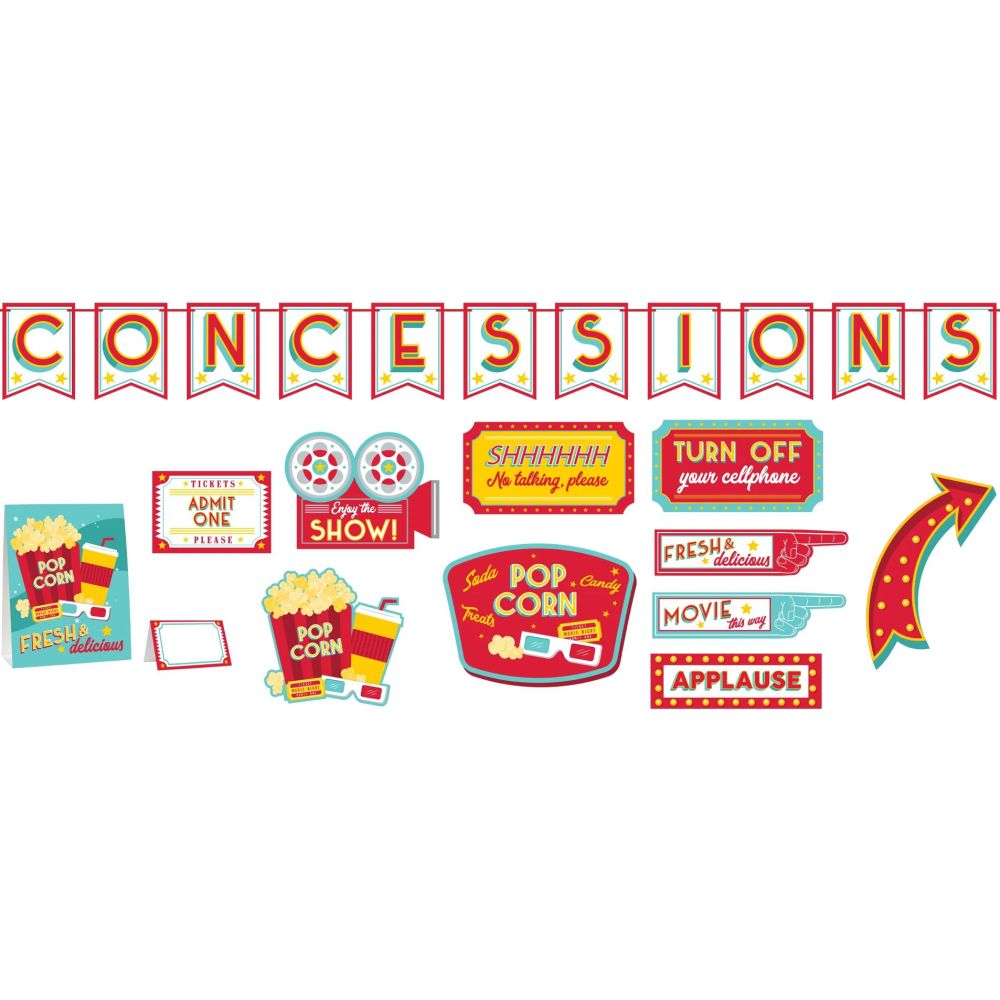 Movie Night Decorating Kit: Party at Lewis Elegant Party Supplies ...