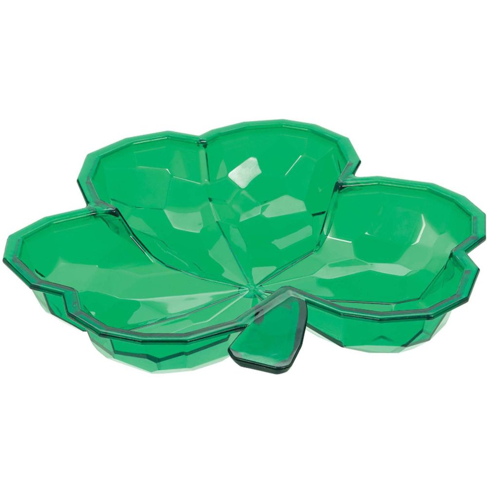 Shamrock Plastic 8.5-inch Bowl: Party at Lewis Elegant Party Supplies ...