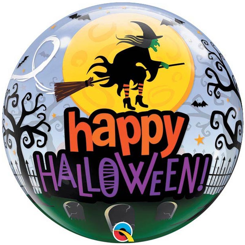 Haunted Witch 22-Inch Bubble Balloon: Party at Lewis Elegant Party ...
