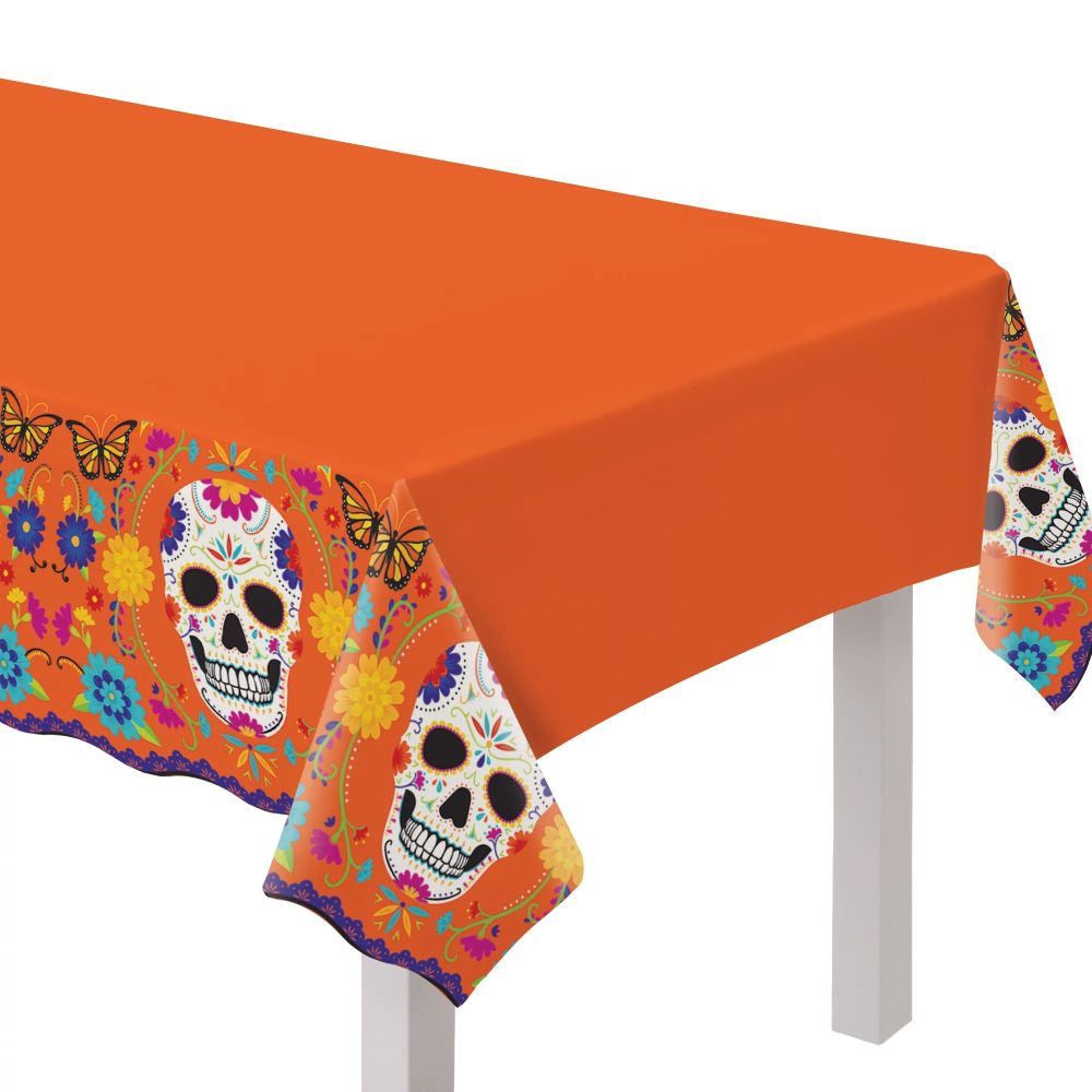 Dia De Los Muertos Plastic Tablecloth: Party at Lewis Elegant Party ...