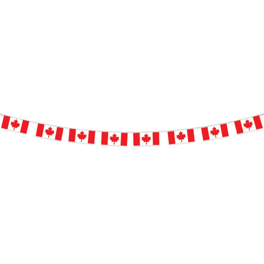 Canada Day Flag Banner: Party at Lewis Elegant Party Supplies, Plastic ...