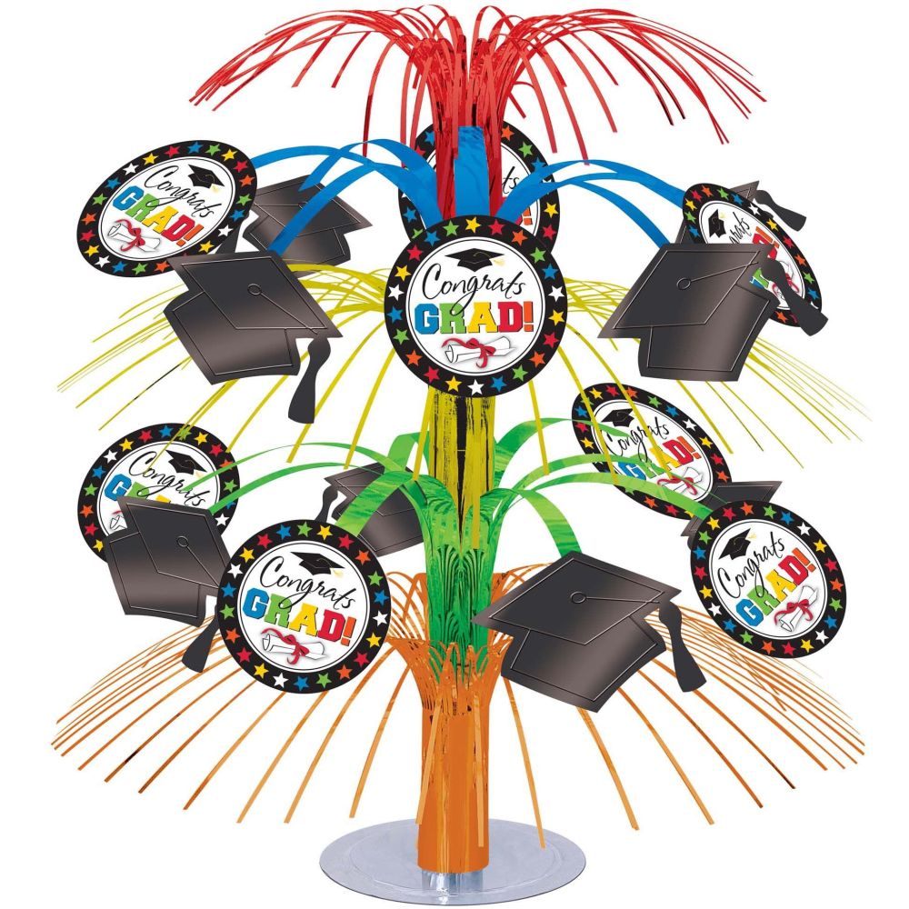 Graduation Cascade Centerpiece: Party at Lewis Elegant Party Supplies ...