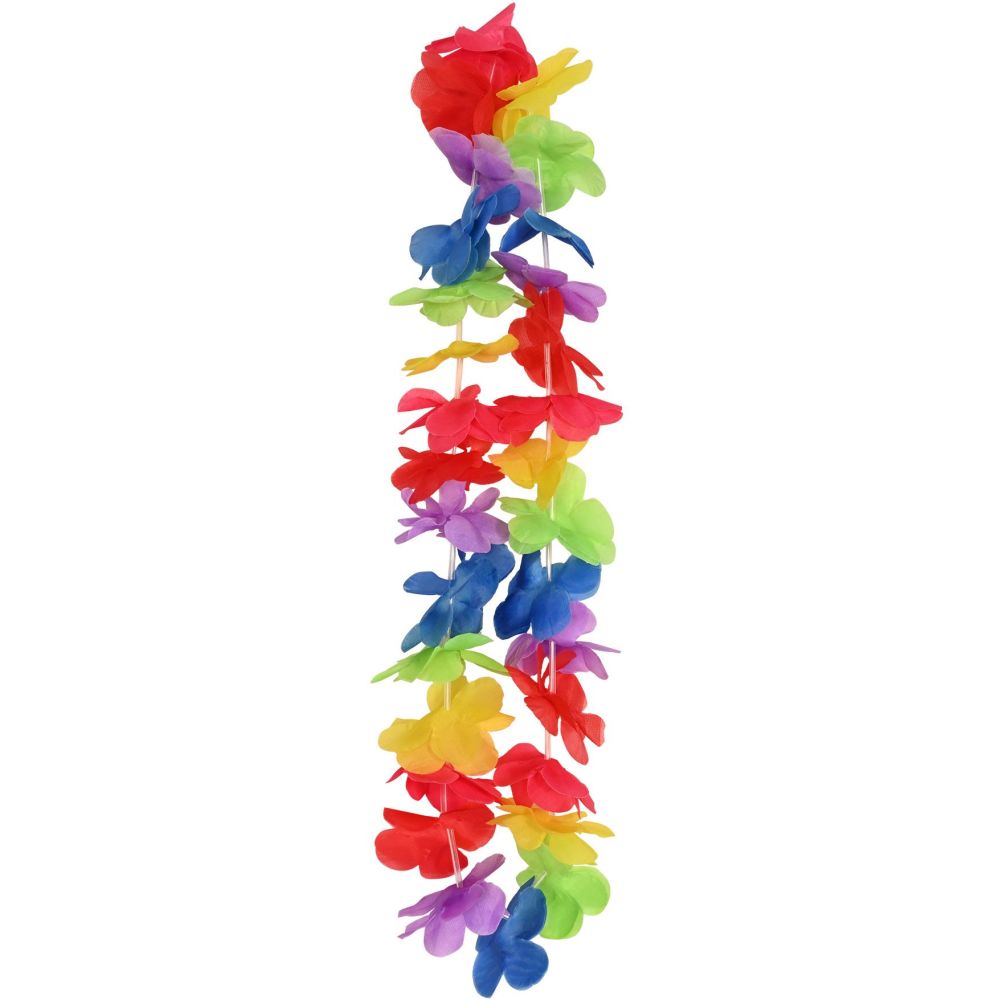 Rainbow Hawaiian Lei: Party at Lewis Elegant Party Supplies, Plastic ...