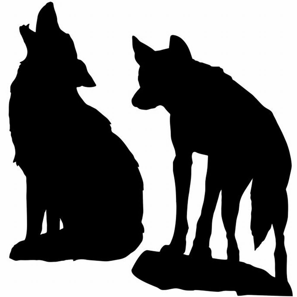 Coyote Silhouettes: Party at Lewis Elegant Party Supplies, Plastic ...