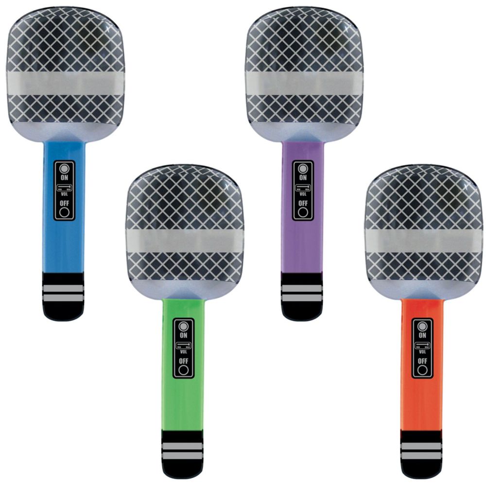 Inflatable Microphones: Party at Lewis Elegant Party Supplies, Plastic ...