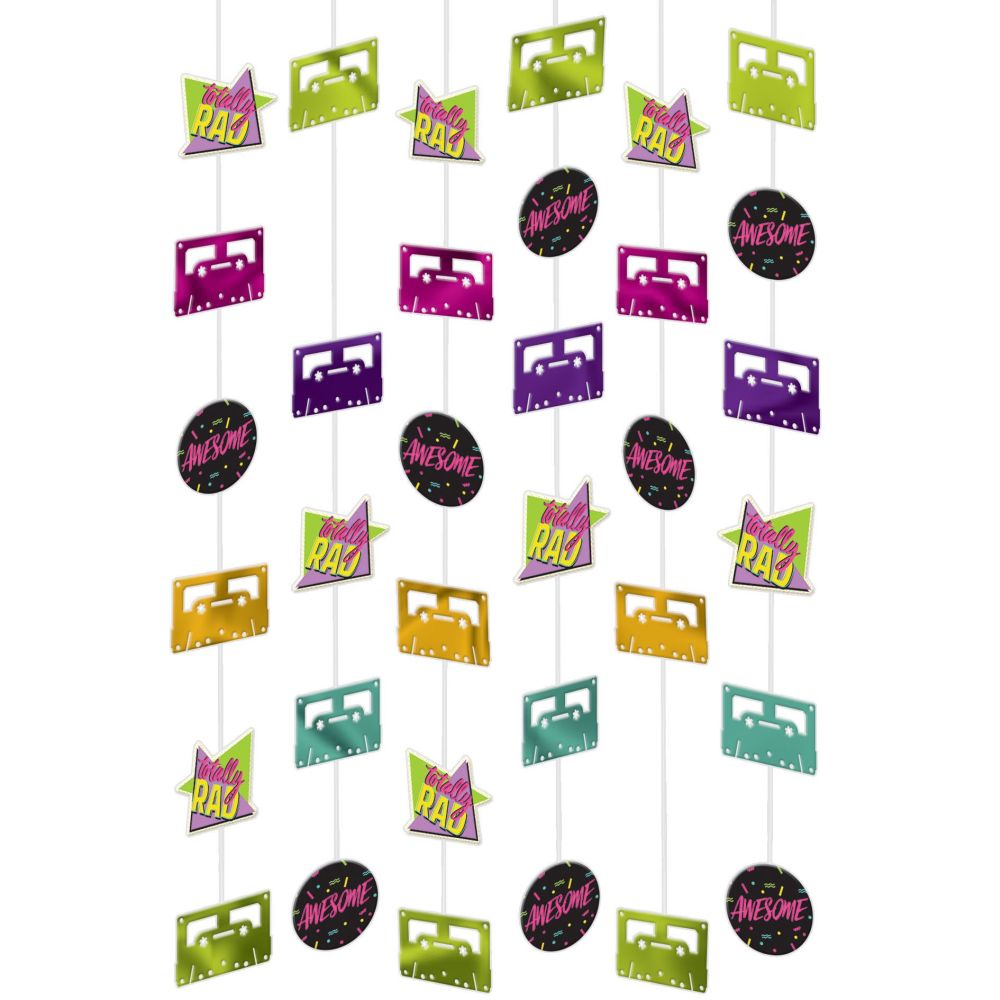 Awesome 80's Hanging String Decorations: Party at Lewis Elegant Party ...