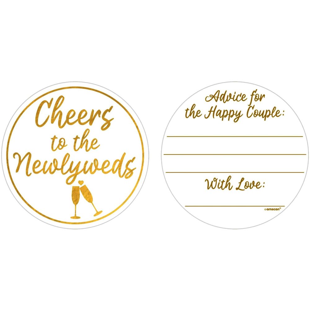 Wedding Advise Coasters: Party at Lewis Elegant Party Supplies, Plastic ...