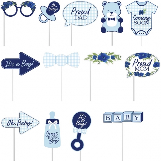 Baby Boy Photo Props