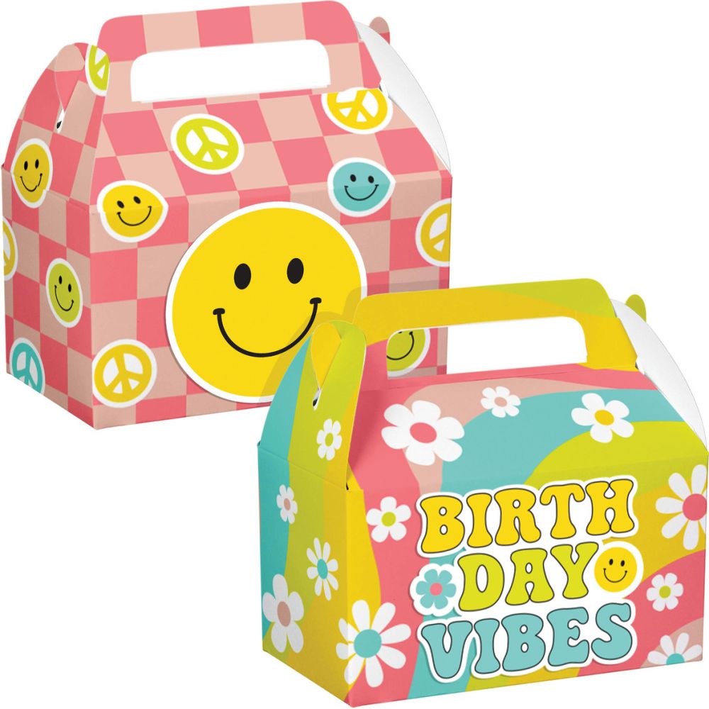 Flower Power Favor Boxes: Party at Lewis Elegant Party Supplies ...