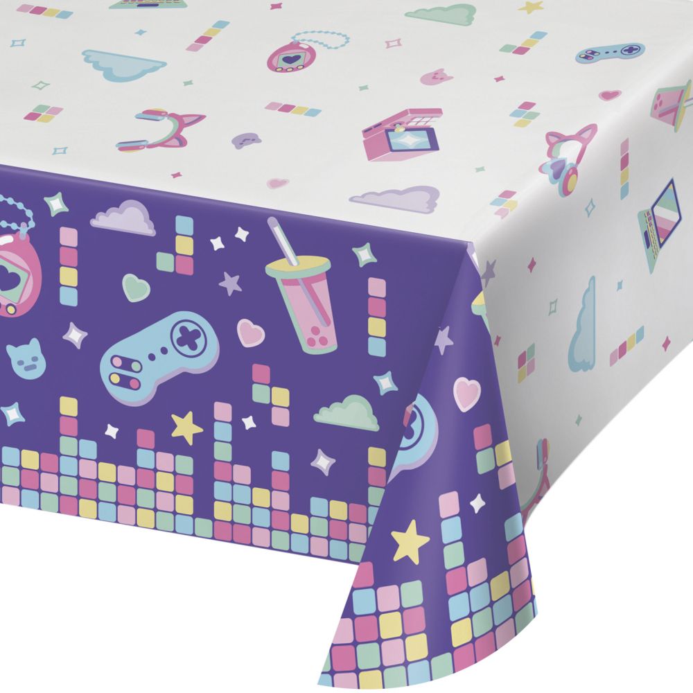 Digital Game Paper Tablecloth: Party at Lewis Elegant Party Supplies ...