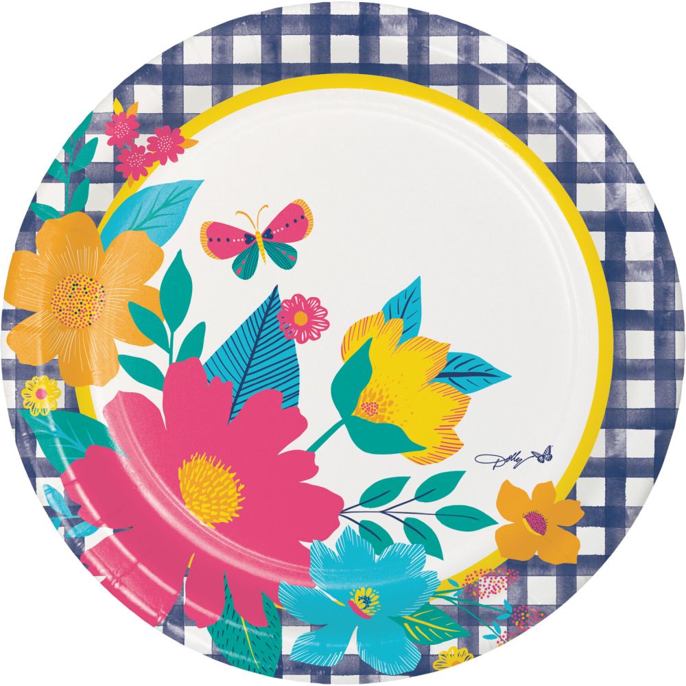 Dolly Blossoming Beauty 10-inch Plates: Party at Lewis Elegant Party ...
