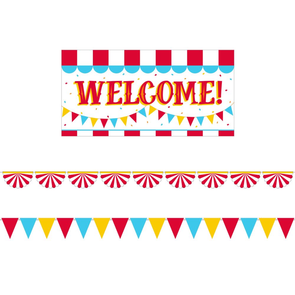 Carnival Banner Kit: Party at Lewis Elegant Party Supplies, Plastic ...
