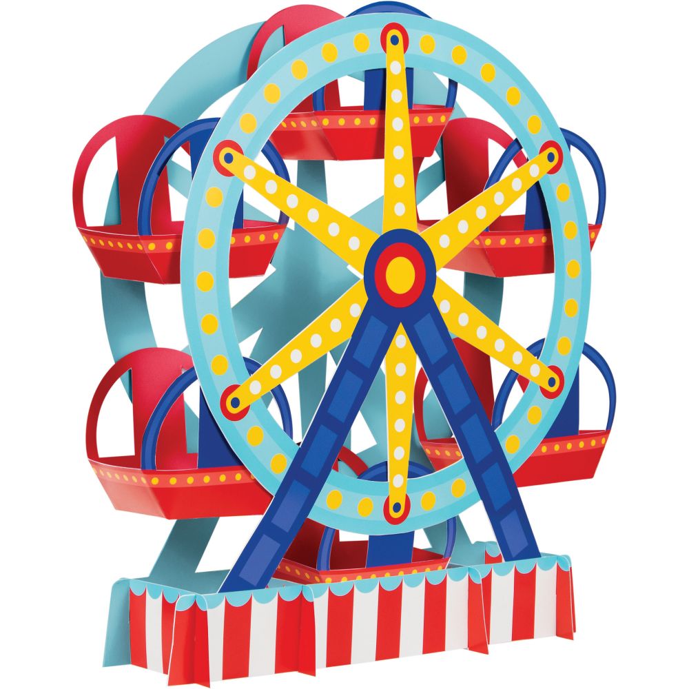 Carnival 3-D Ferris Wheel Centerpiece: Party at Lewis Elegant Party ...