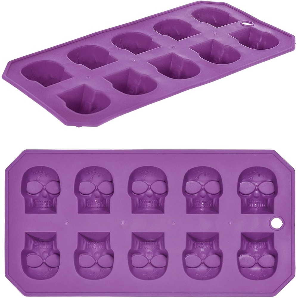 Skull Plastic Ice Cube Mold Tray: Party at Lewis Elegant Party Supplies ...