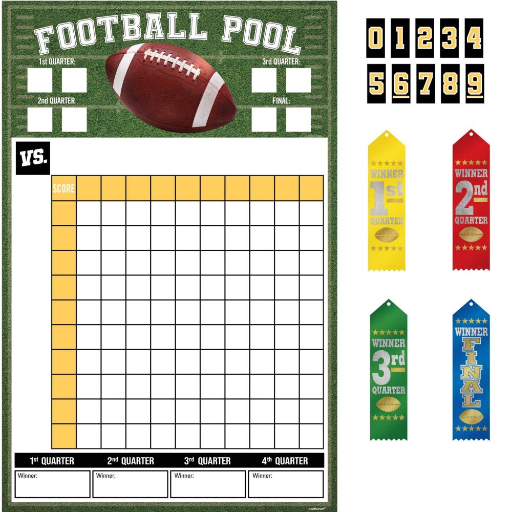 Football Pool Game with Ribbons: Party at Lewis Elegant Party Supplies ...