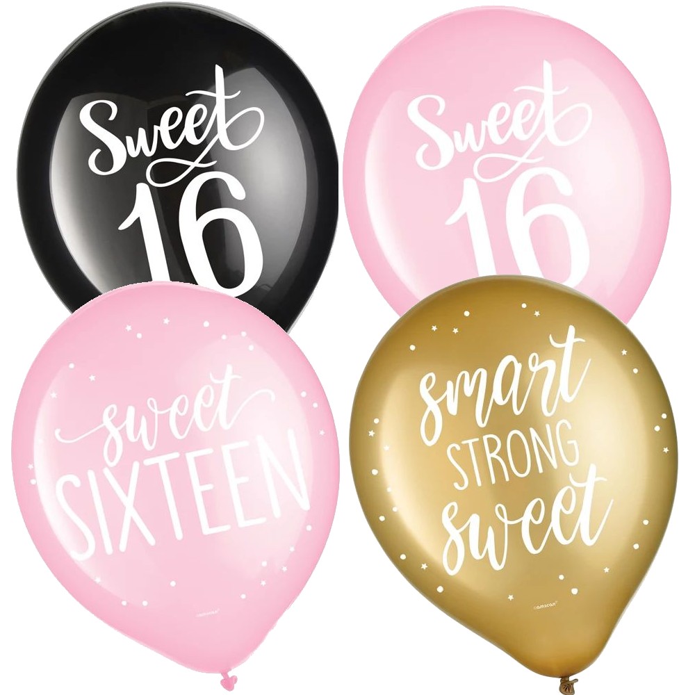 Blush Sixteen 12-inch Latex Balloons: Party at Lewis Elegant Party ...