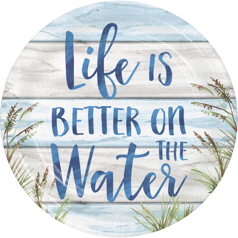 Seaside Summer 7-inch Plates: Party at Lewis Elegant Party Supplies ...
