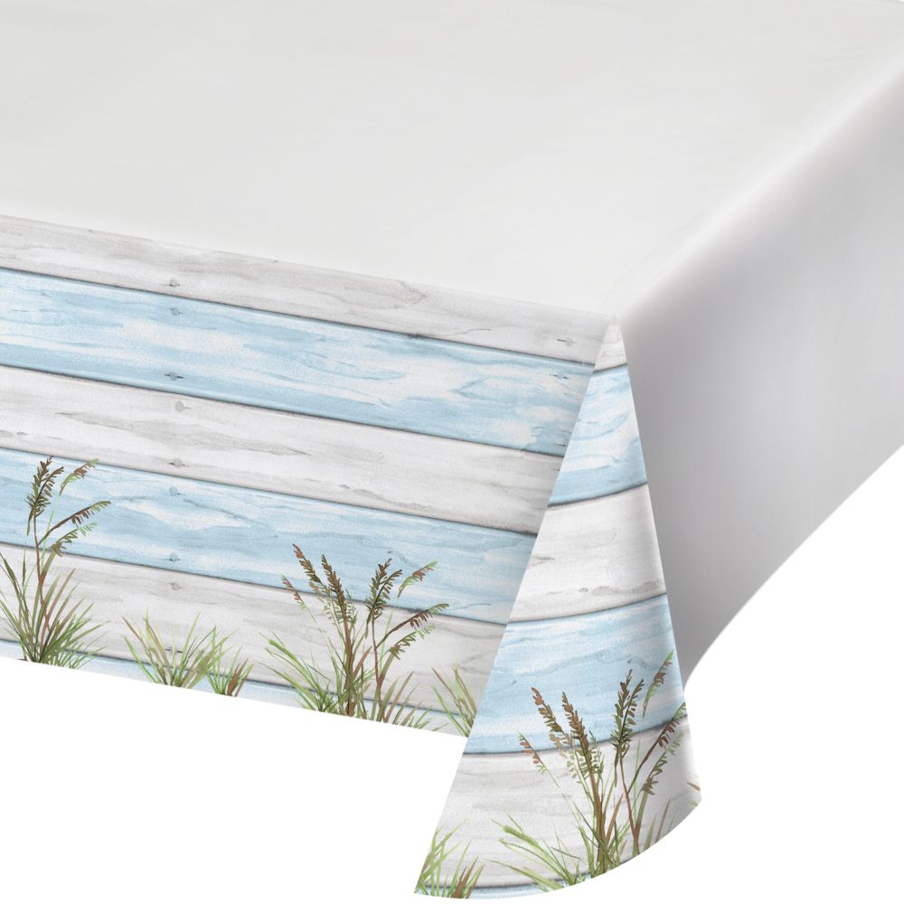 Seaside Summer Paper Tablecloth: Party at Lewis Elegant Party Supplies ...