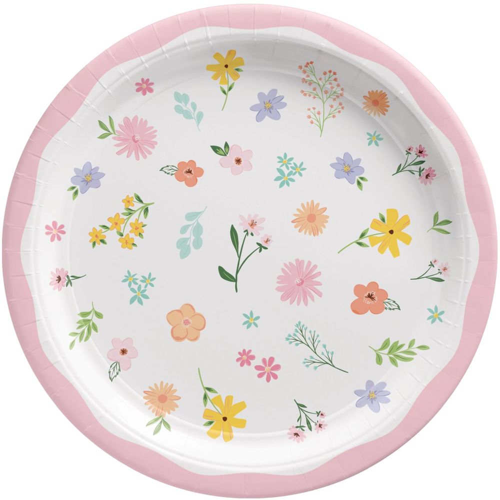 Springtime Blooms 7-inch Plates: Party at Lewis Elegant Party Supplies ...