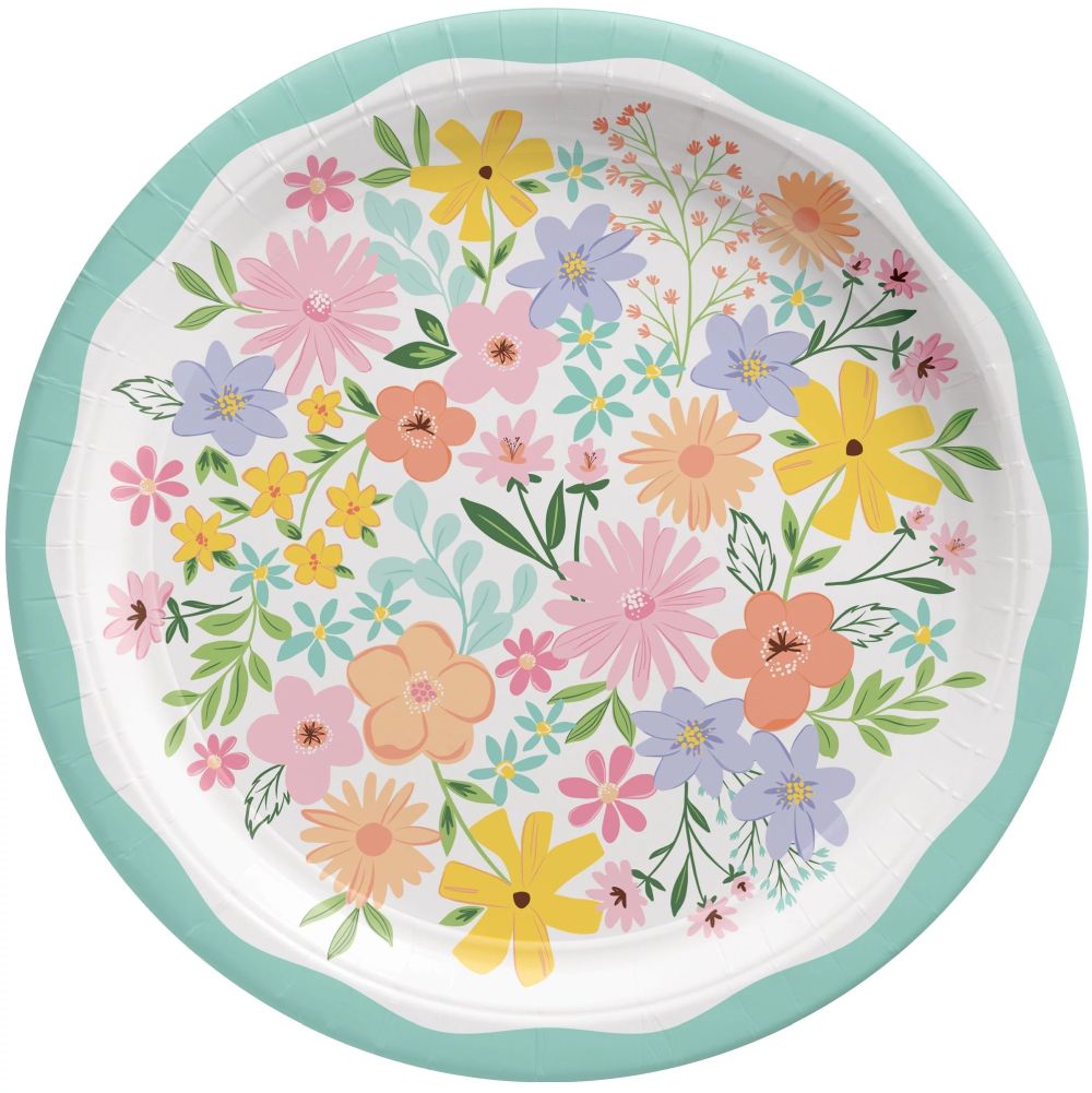 Springtime Blooms 10.5-inch Plates: Party at Lewis Elegant Party ...