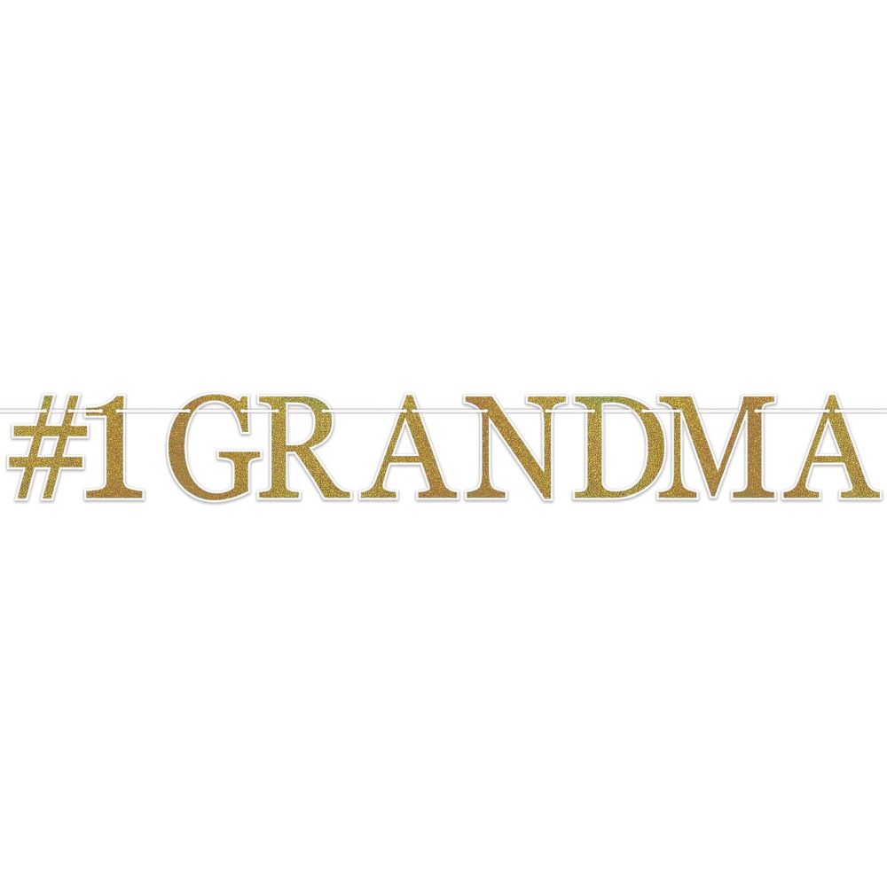 #1 Grandma Streamer: Party at Lewis Elegant Party Supplies, Plastic ...
