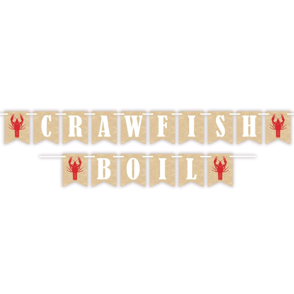 Crawfish Boil Streamer: Party at Lewis Elegant Party Supplies, Plastic ...
