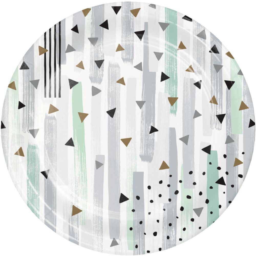 Minted Milestone Birthday 7-inch Plates: Party at Lewis Elegant Party ...