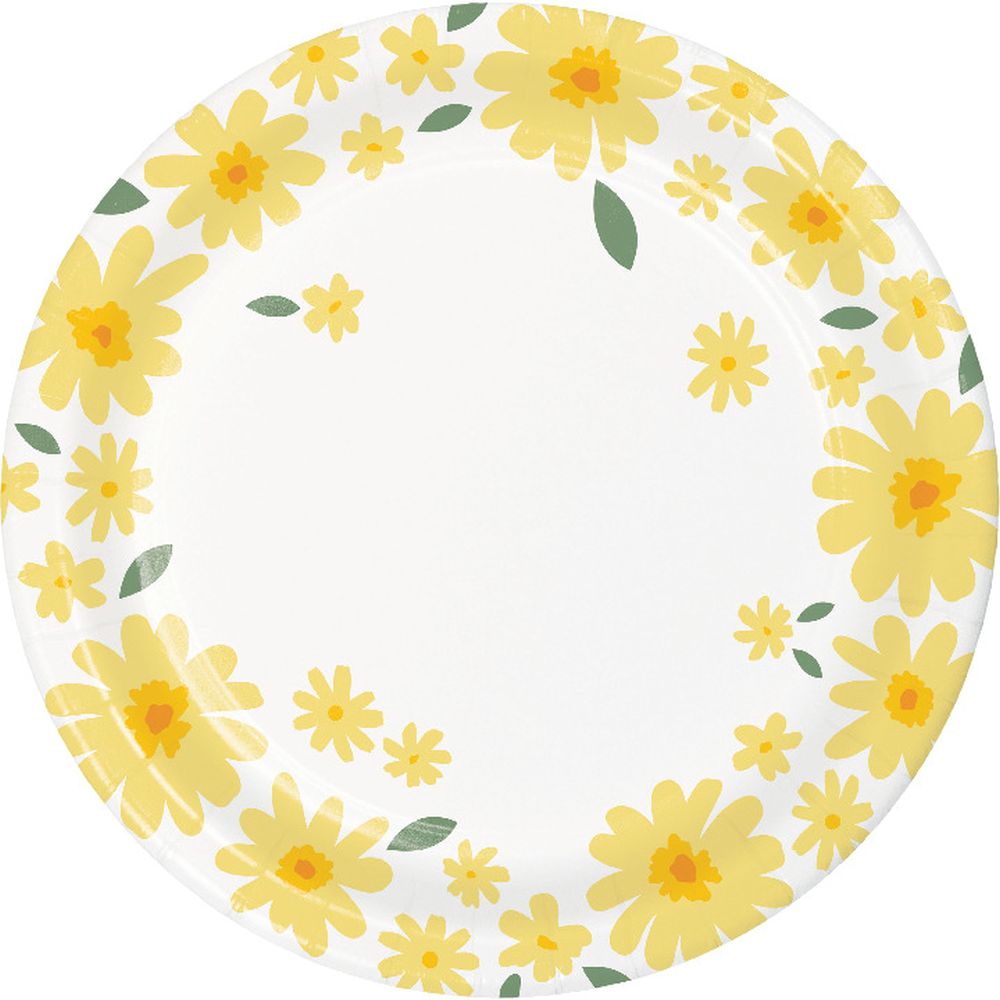 Sweet Daisy 7-inch Plates: Party at Lewis Elegant Party Supplies ...