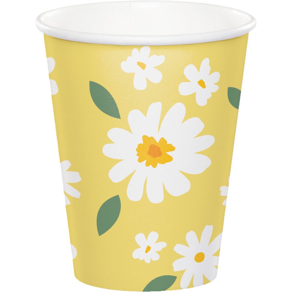 Sweet Daisy 9 oz Hot/Cold Cups: Party at Lewis Elegant Party Supplies ...