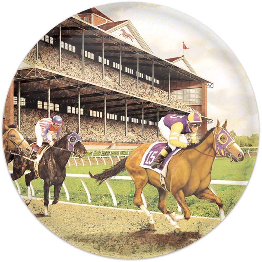 Vintage Horse Racing Button: Party at Lewis Elegant Party Supplies ...