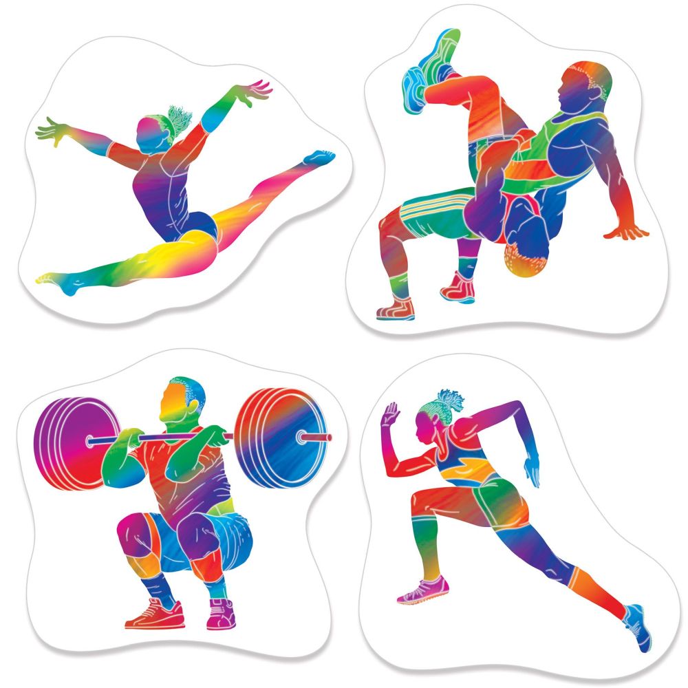 Summer Sports Cutouts: Party at Lewis Elegant Party Supplies, Plastic ...