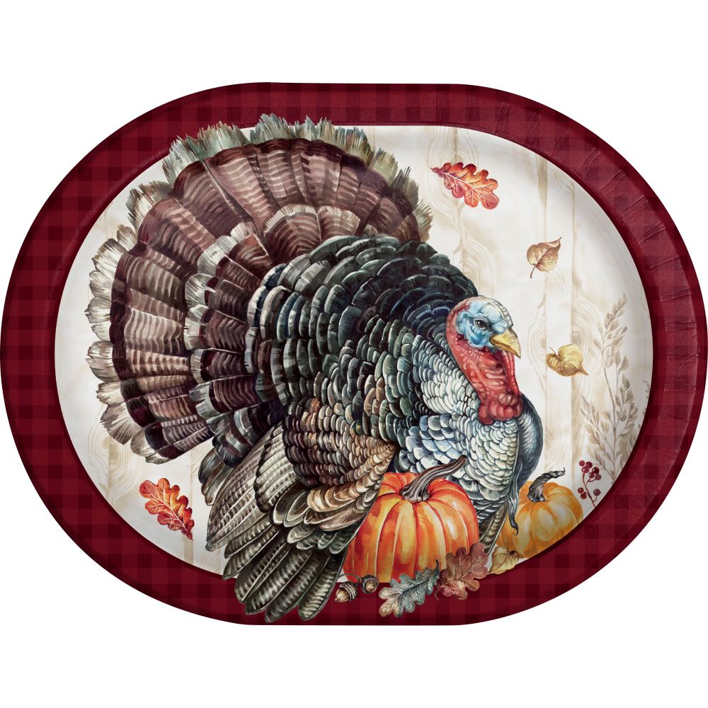 Timeless Turkey 12-inch Oval Plates: Party at Lewis Elegant Party ...