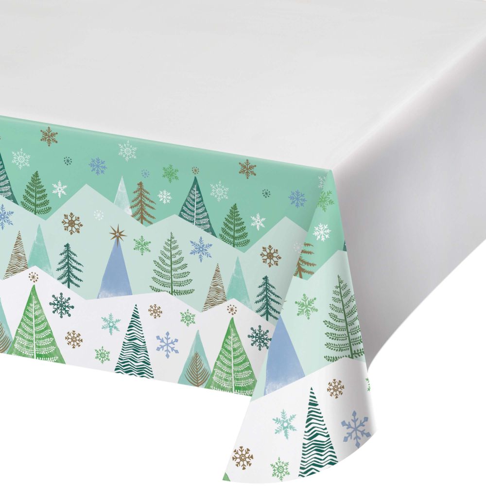 Winter Wonderland Paper Tablecloth: Party at Lewis Elegant Party ...