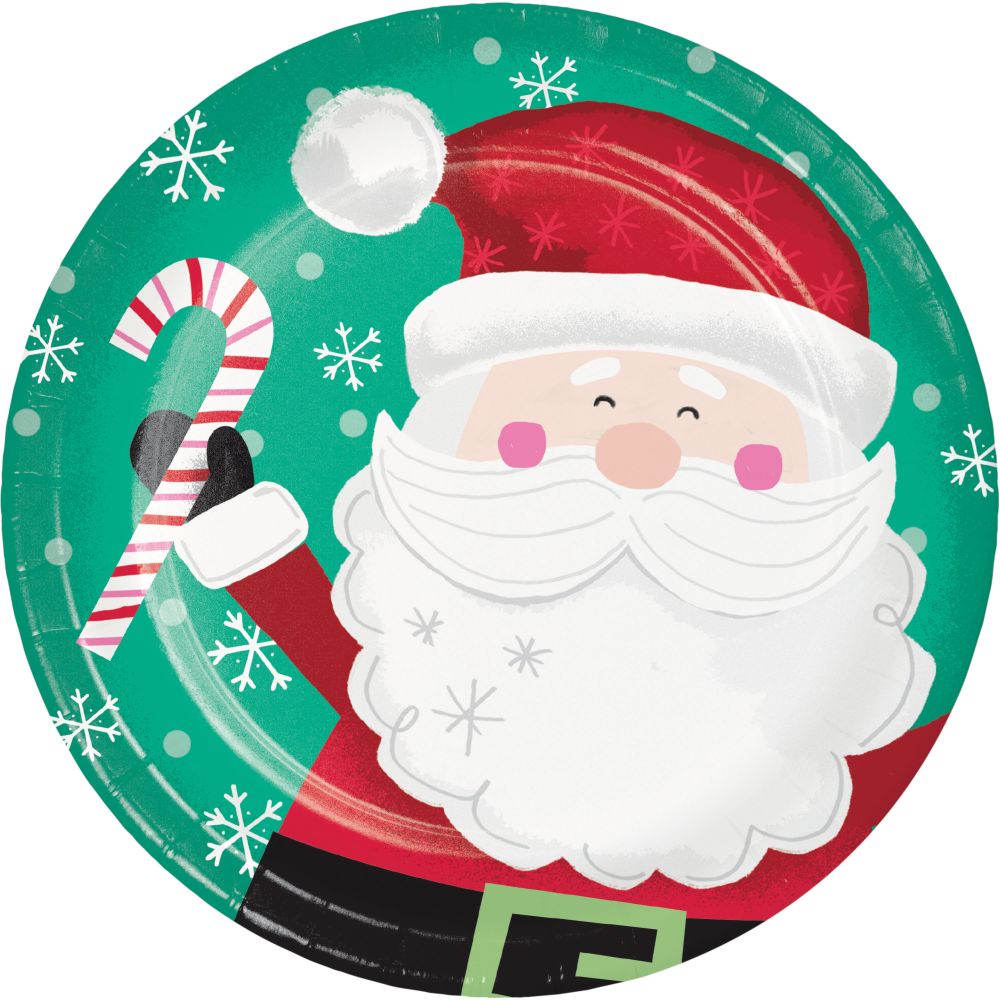Jolly Christmas Characters 9-inch Plates: Party at Lewis Elegant Party ...