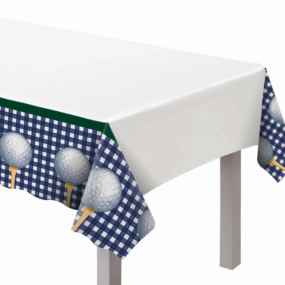 Golf Hole In One Plastic Tablecloth: Party at Lewis Elegant Party ...
