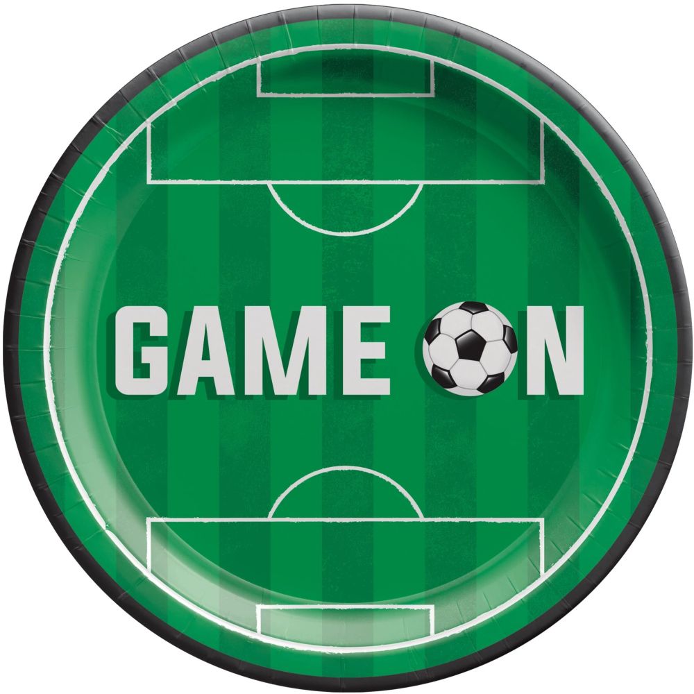 Soccer Corner Kick 7-inch Plates: Party at Lewis Elegant Party Supplies ...