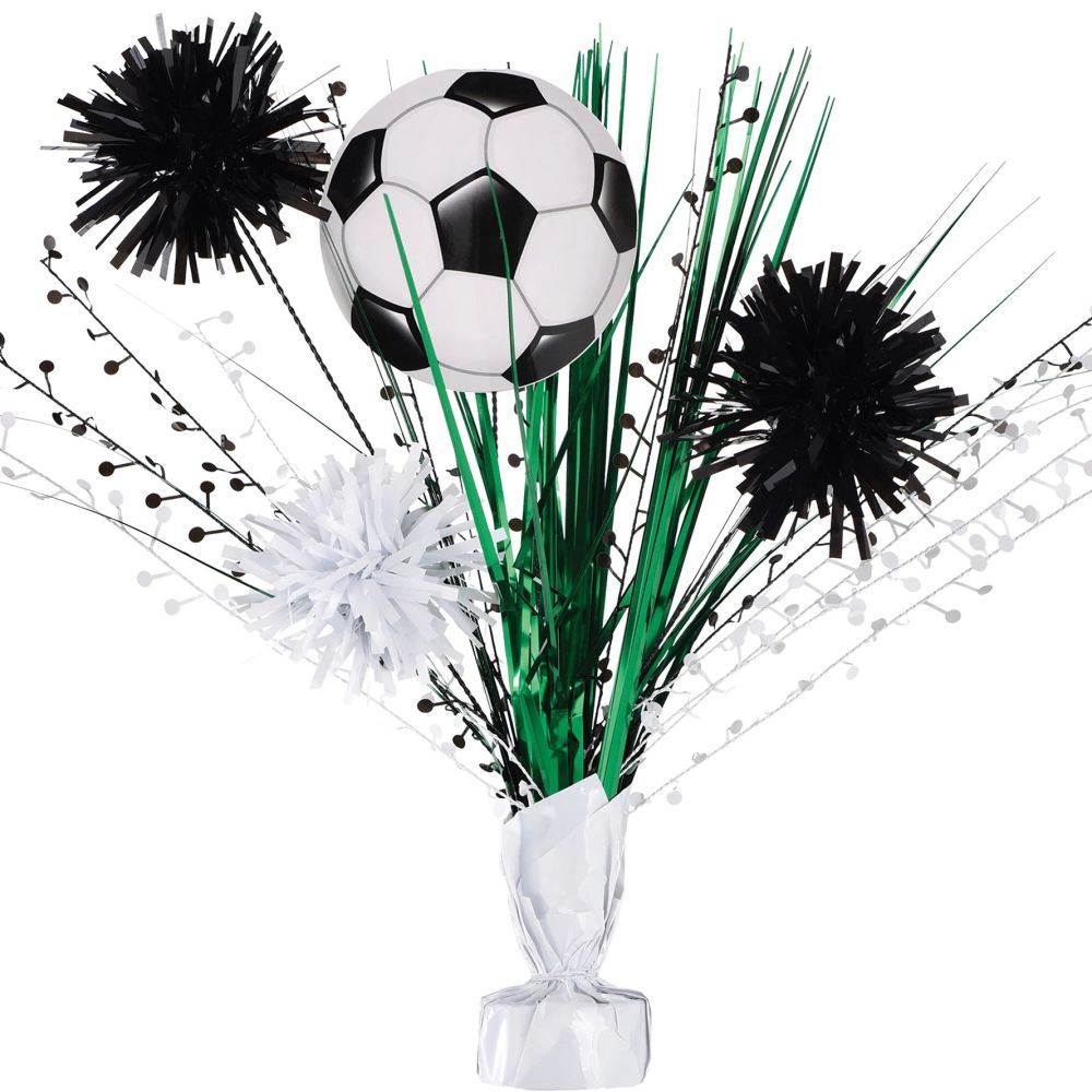 Soccer Tinsel Burst Centerpiece: Party at Lewis Elegant Party Supplies ...