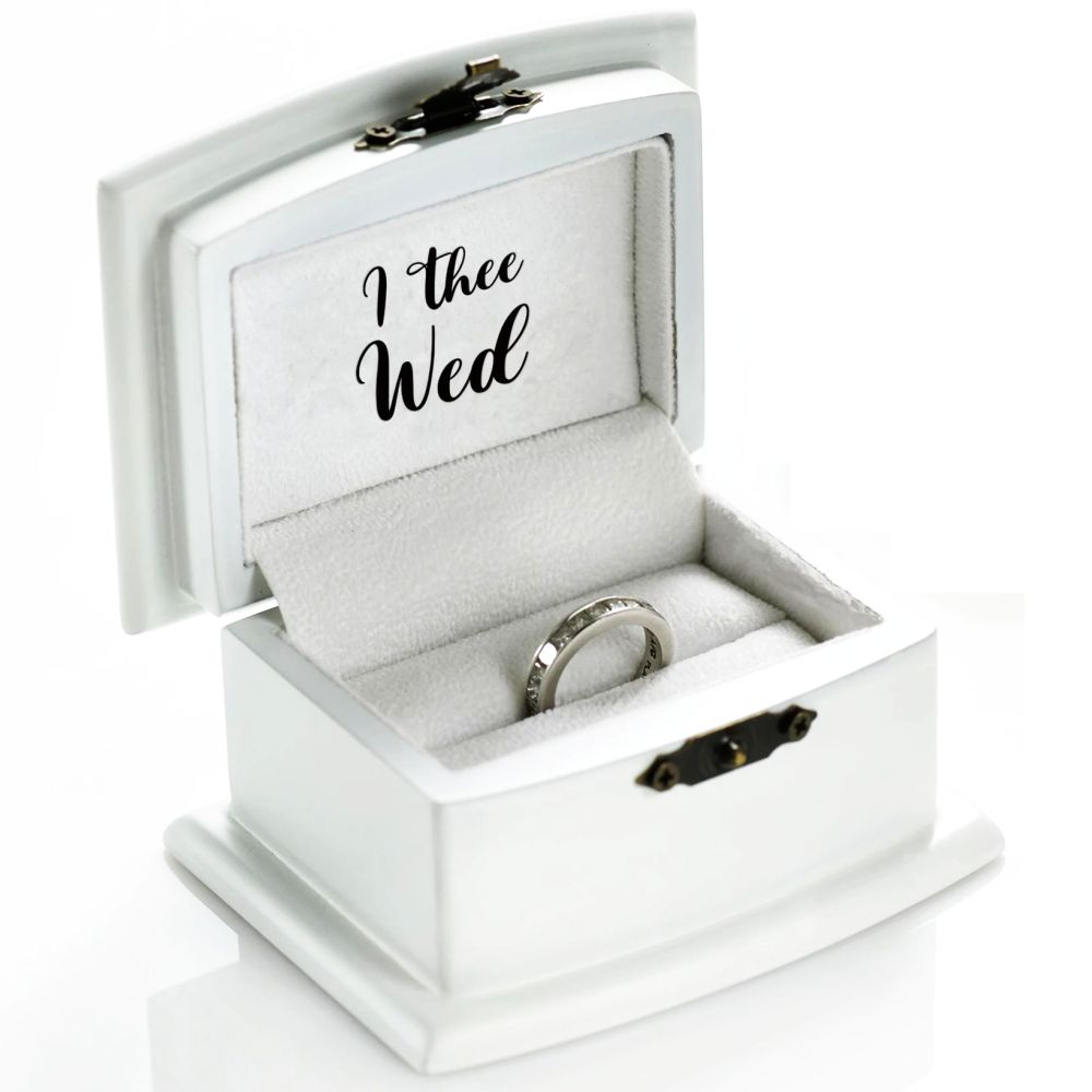 Wedding Ring Bearer Box: Party at Lewis Elegant Party Supplies, Plastic ...